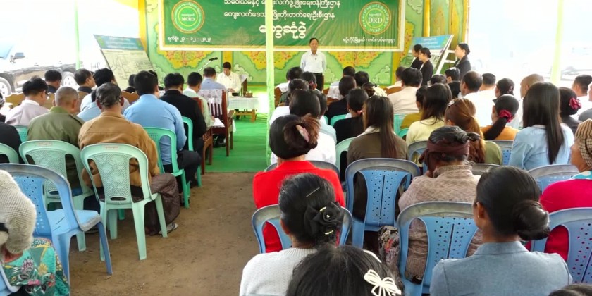 Rural Development Initiatives: Infrastructure projects and vocational training | Myanmar ...